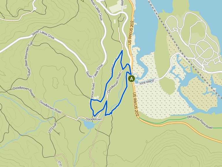 Split Rock Falls loop — Bear Mountain State Park | hike | Komoot